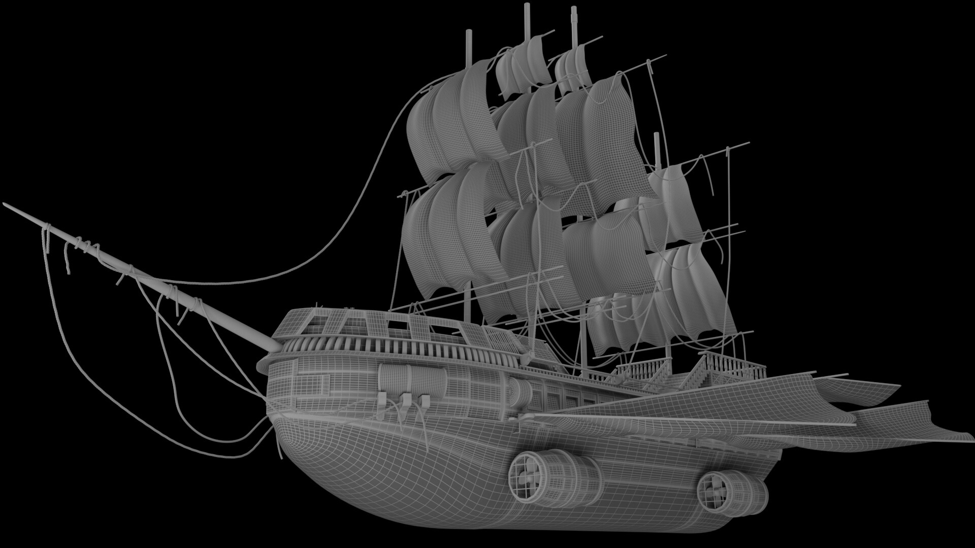 ArtStation - fly ship model