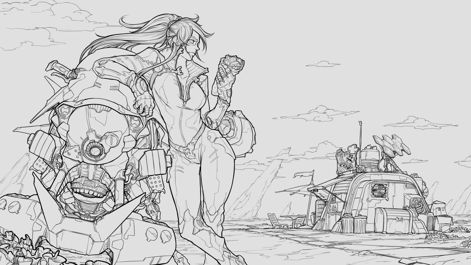 ArtStation - Pit stop