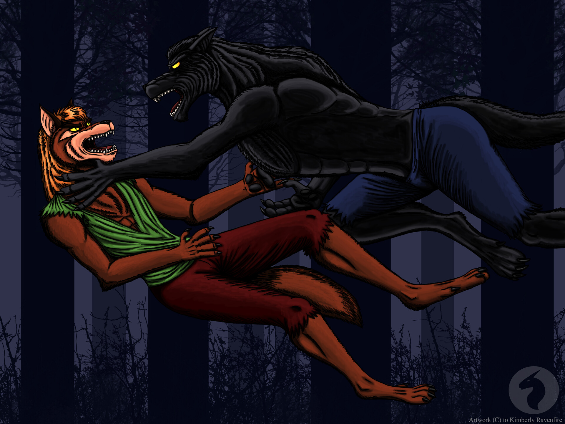 werewolf fight