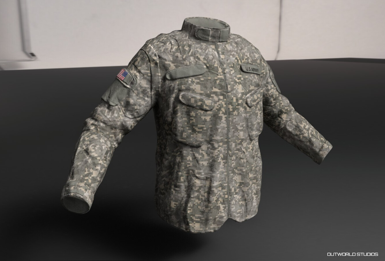 ArtStation - US Army BDU Shirt