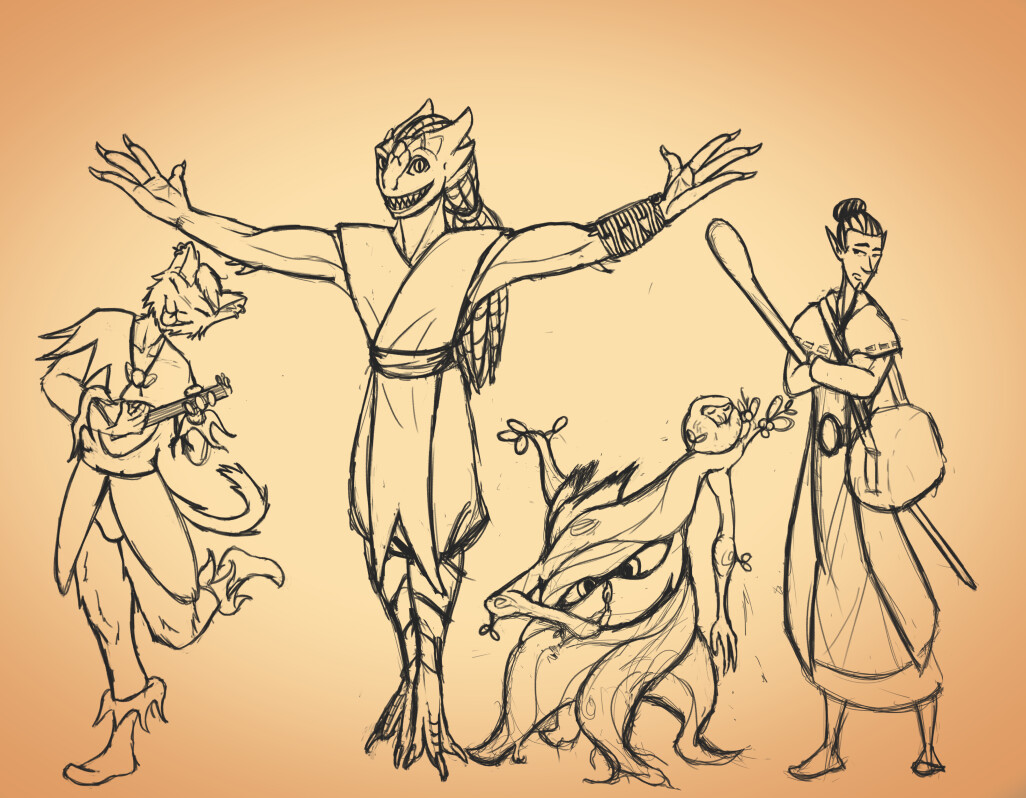 ArtStation - D&D Characters