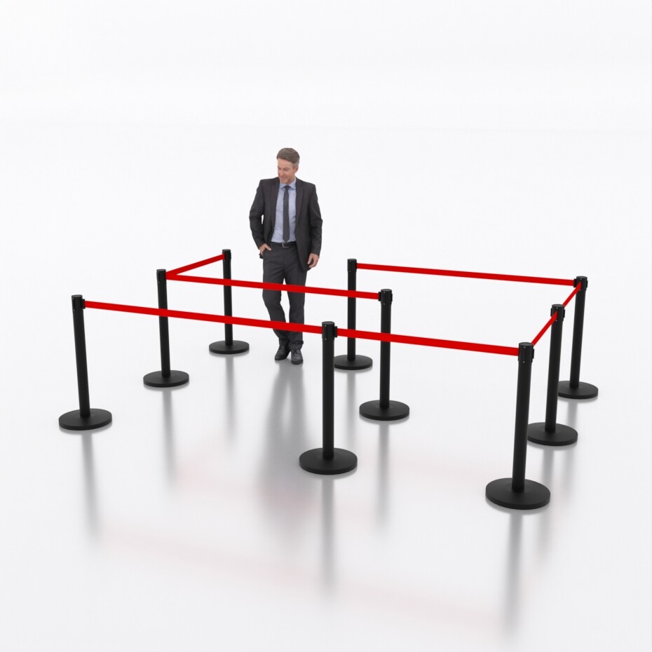 ArtStation - 3D MOCKUP - Queue Separator