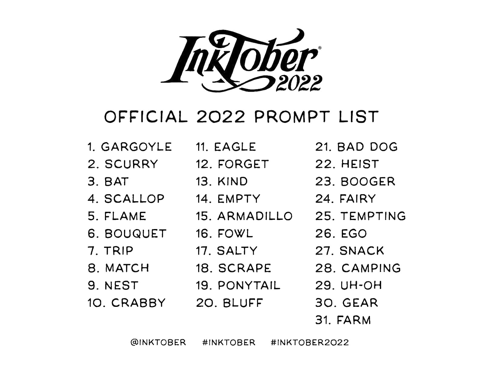 Brian Edenfield - Inktober 2022 Story