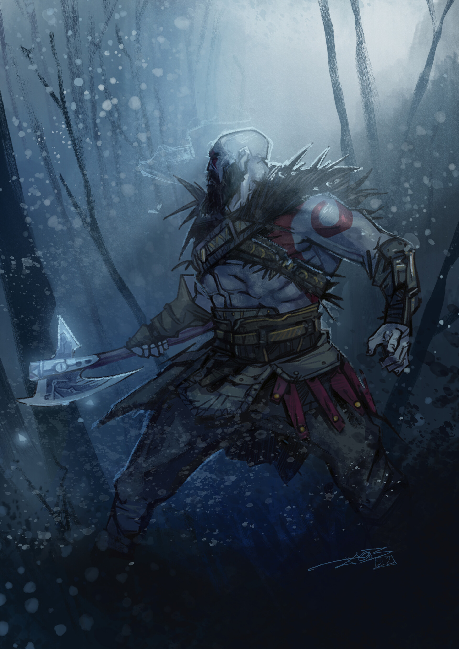 ArtStation - Kratos Concept