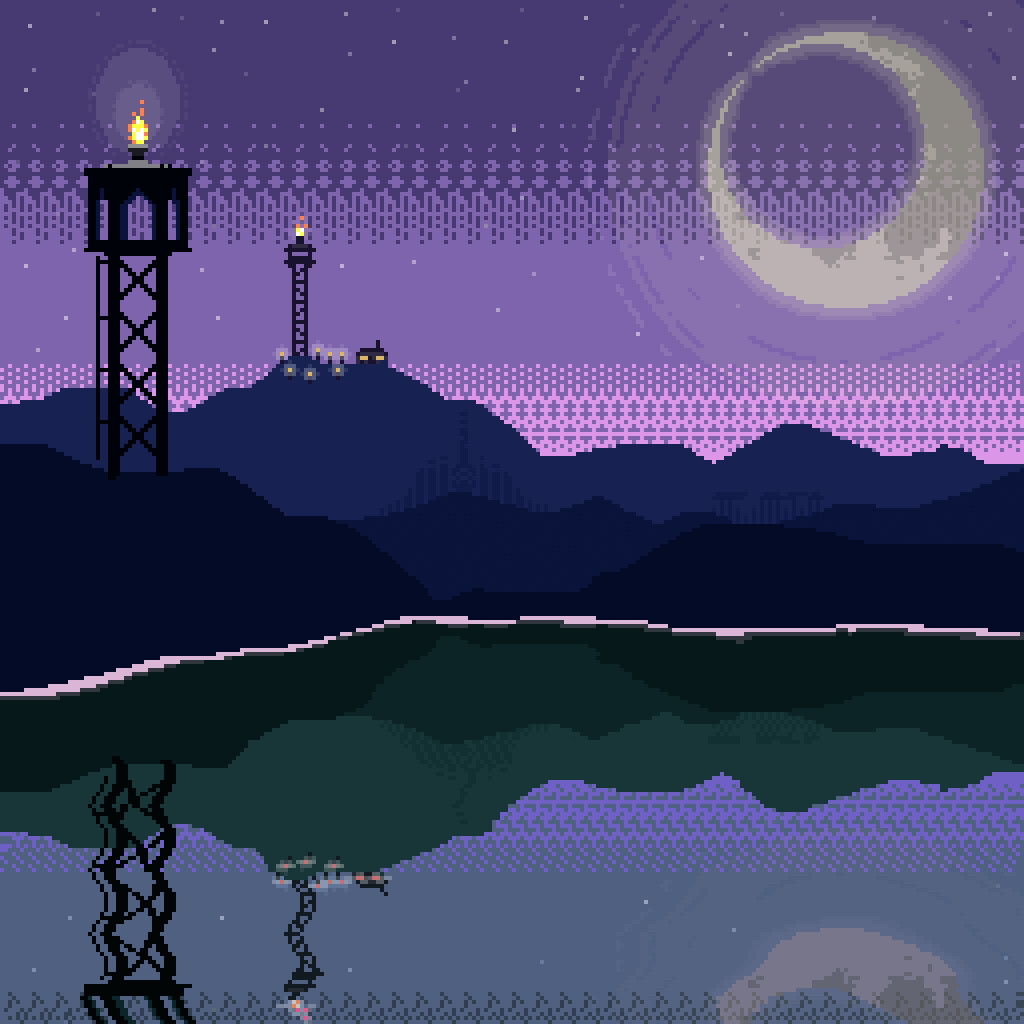 ArtStation - The Moon Hums Quietly