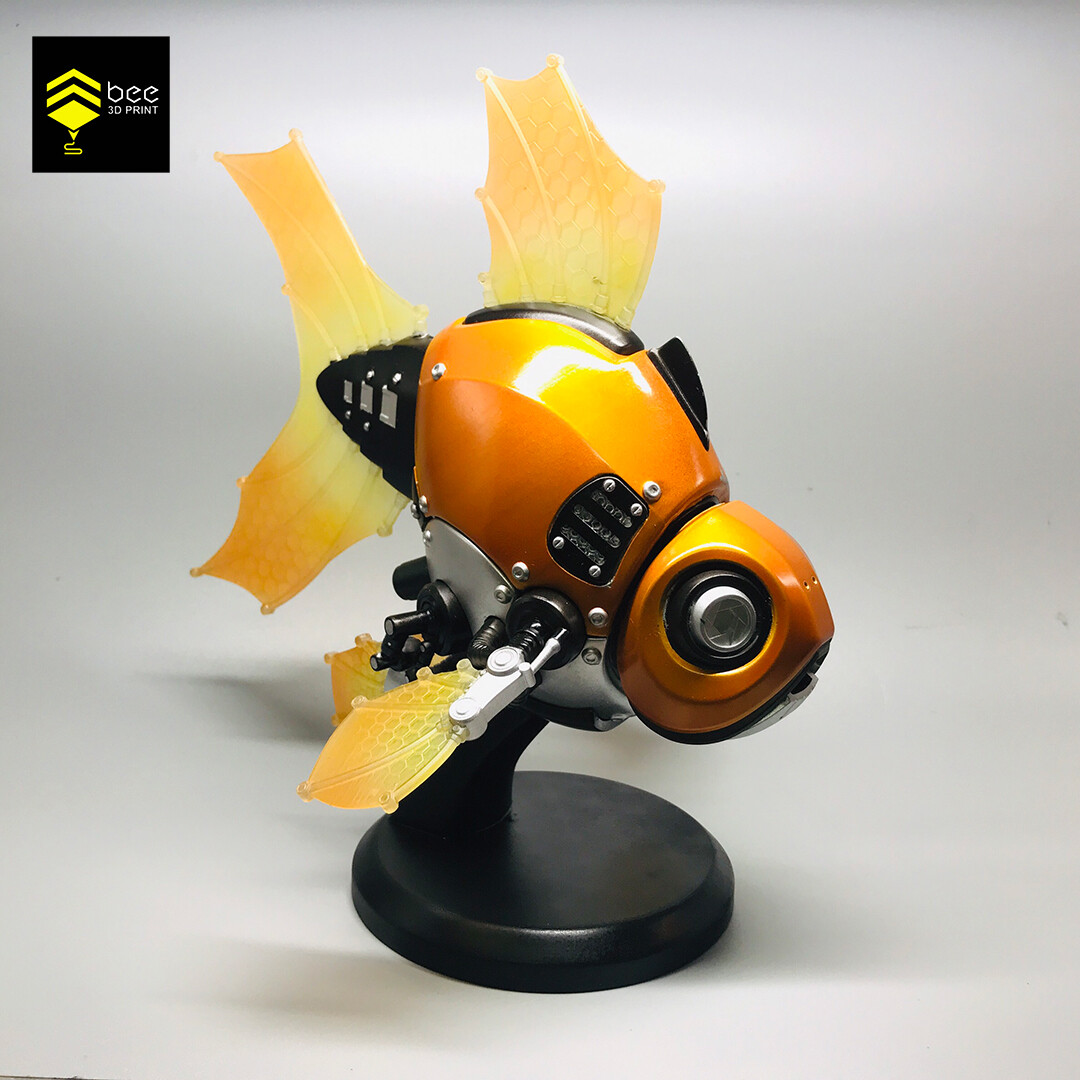 ArtStation - Fish bot 2.0 - 3D print (Concept by Stephen Anderson)
