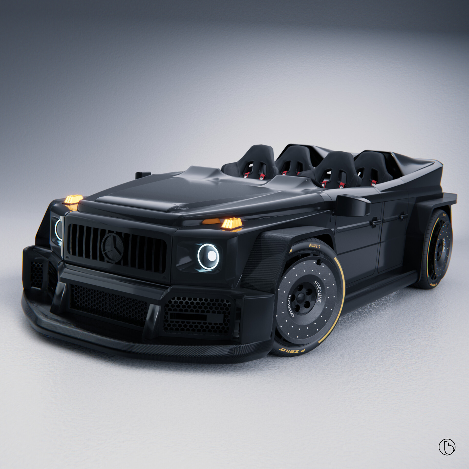 ArtStation - WHAT IF PT.2: SBARRO G-WAGON SPIDER