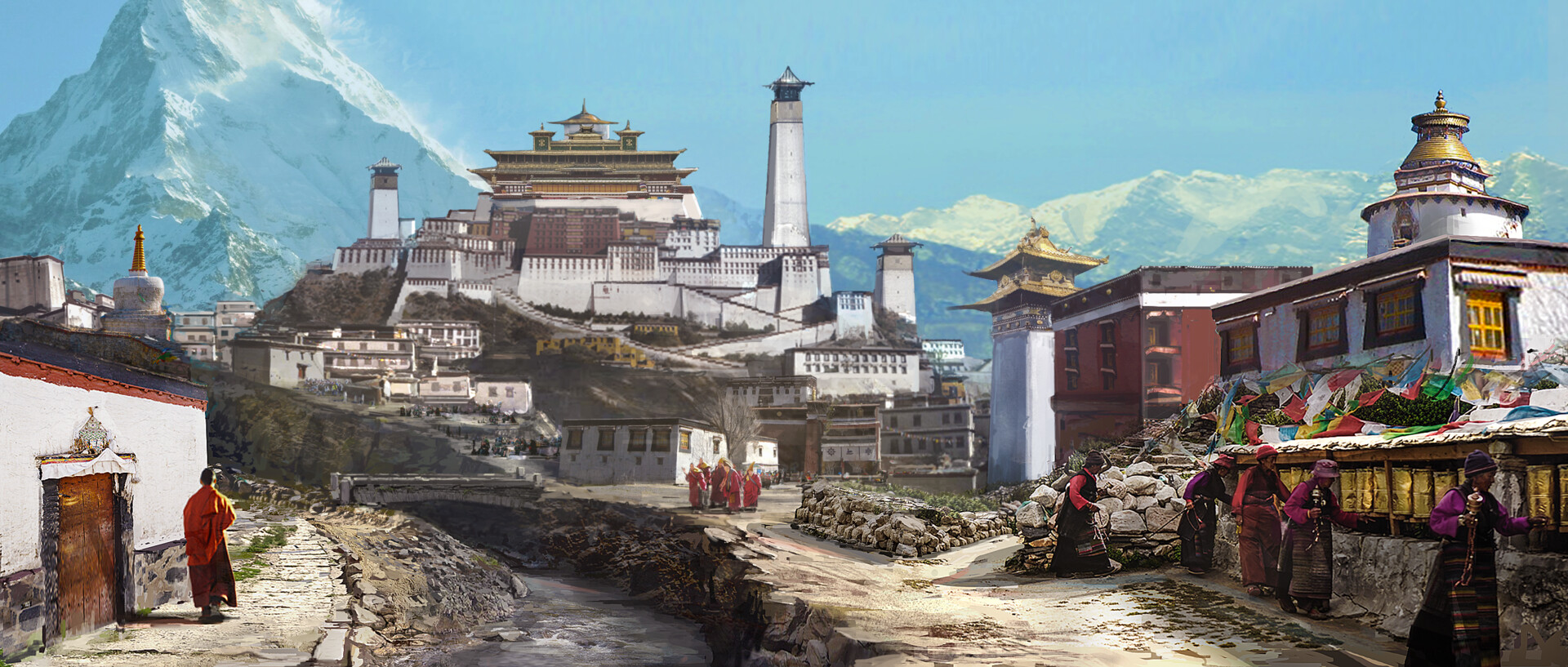 ArtStation - Concept of Tibet