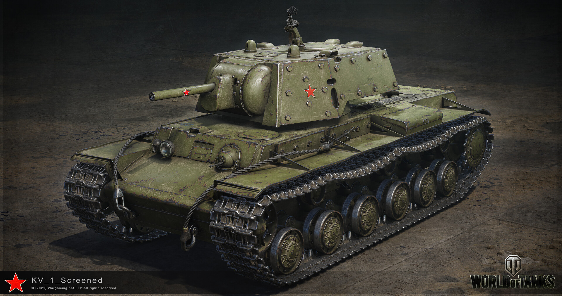 ArtStation - KV_1_Screened. World Of Tanks