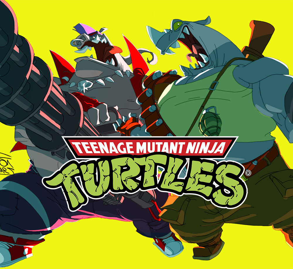 ArtStation - Bebop and Rocksteady -TMNT-