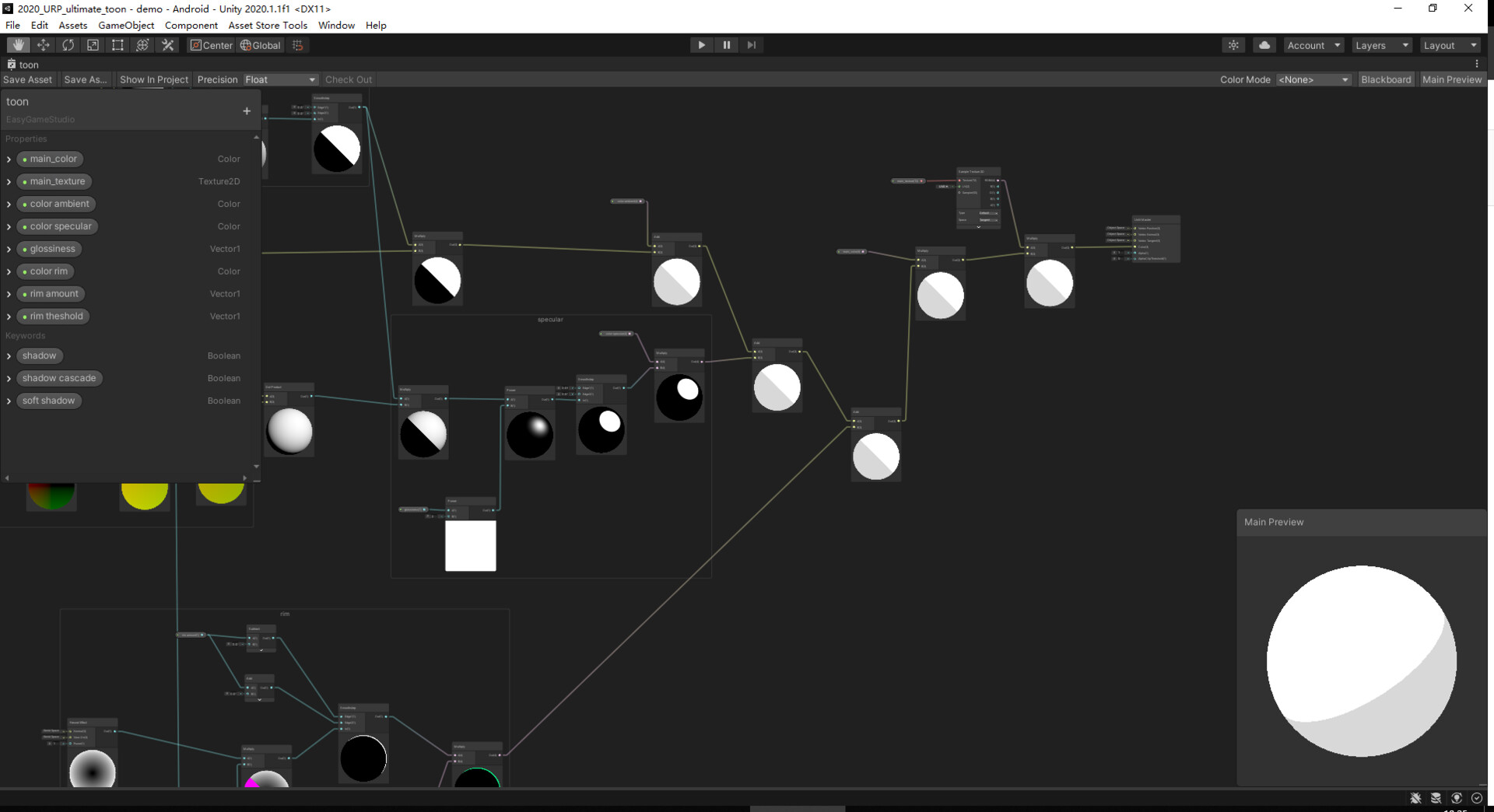 Easy Game Studio - Unity Effect - Toon Shader - URP - Downloadable