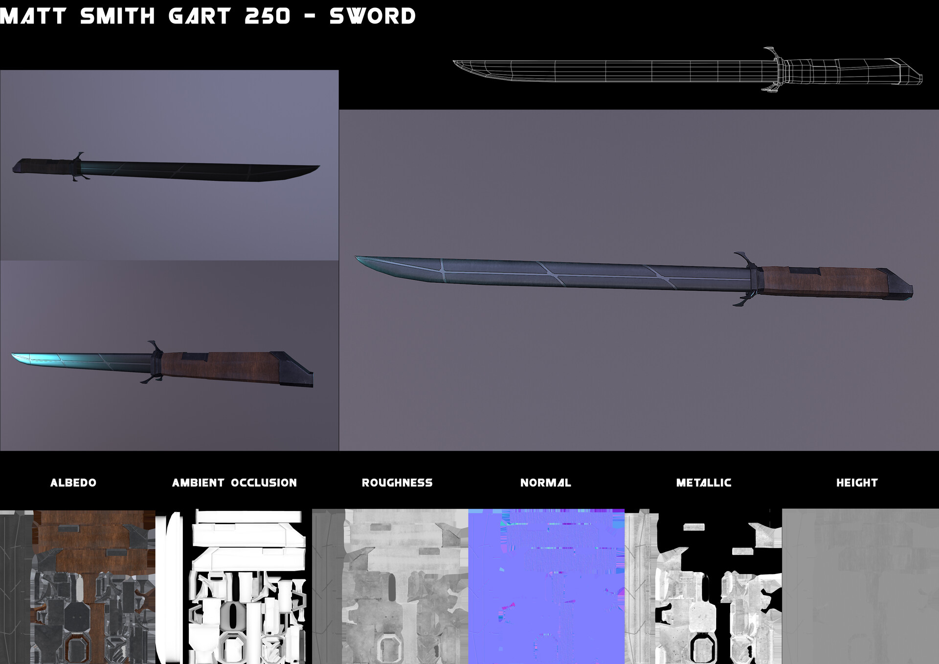 ArtStation - Dishonored inspired Sword