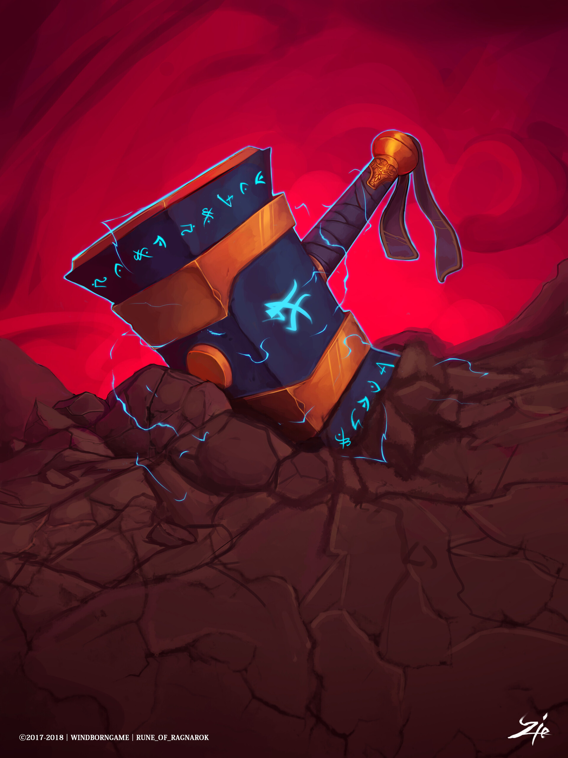 ArtStation - Thor Hammer