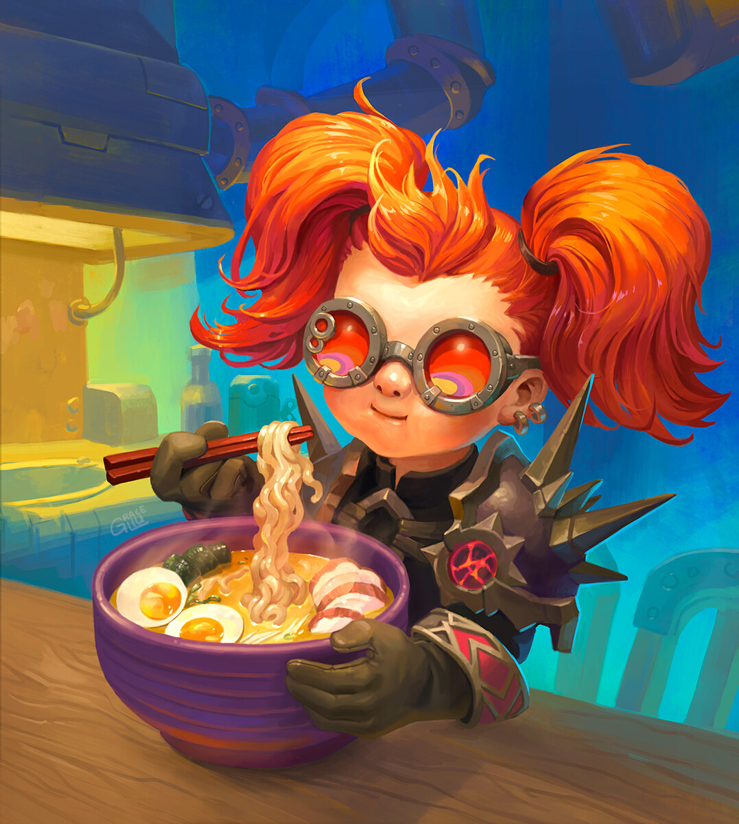 Noodle Nemsy by Grace Liu : r/ImaginaryAzeroth