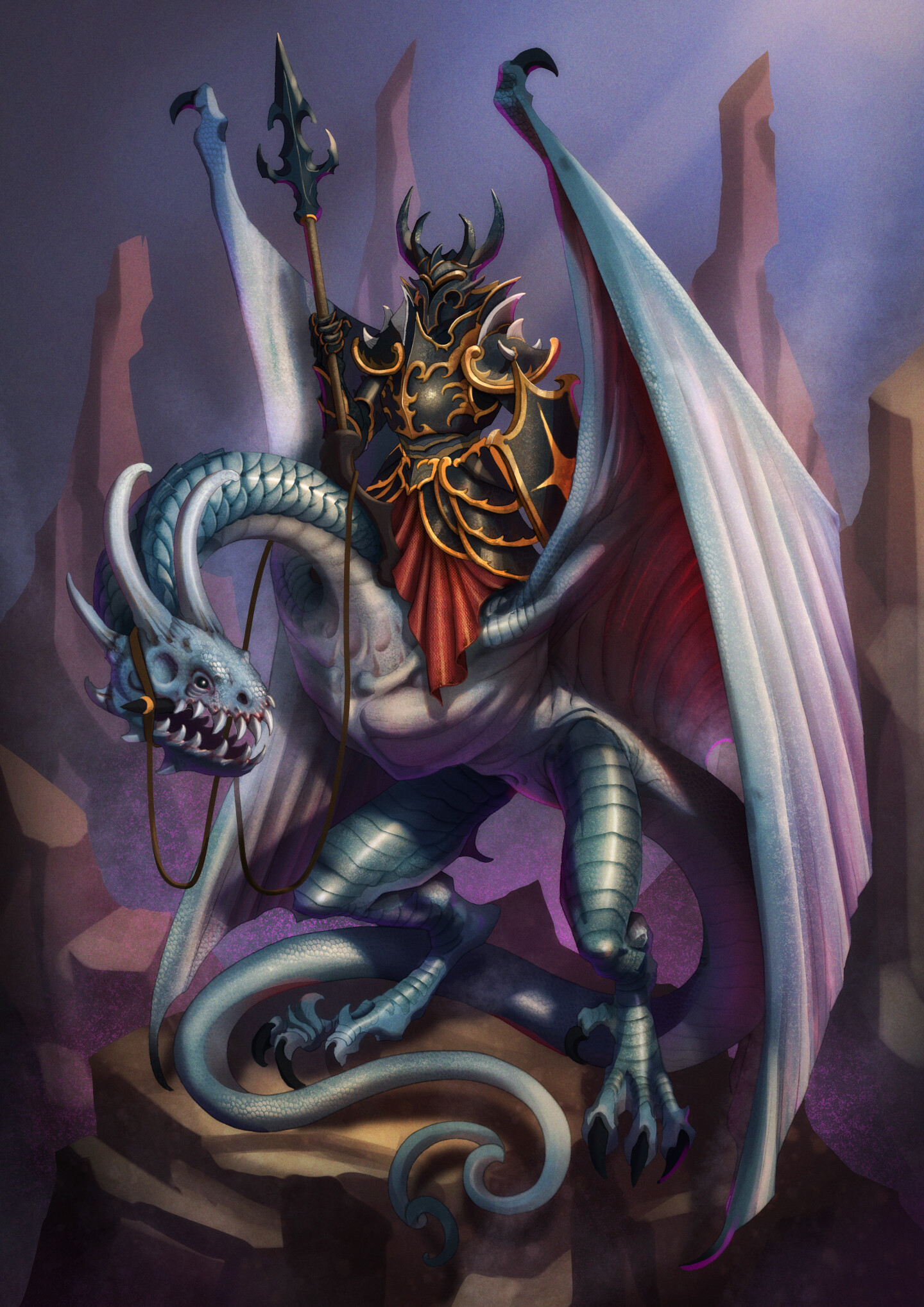 ArtStation - Wyvern Knight