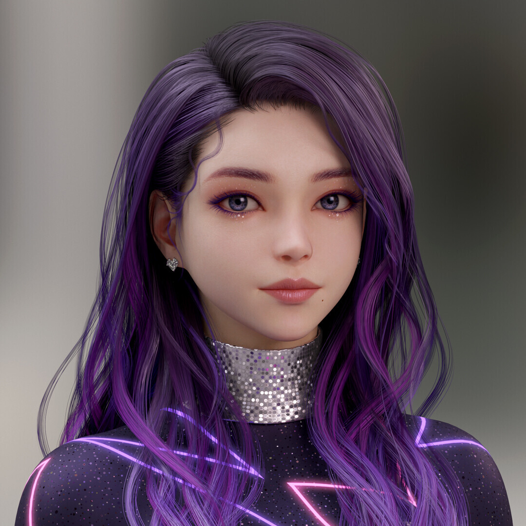 ArtStation - ANIME CHARACTER MODEL