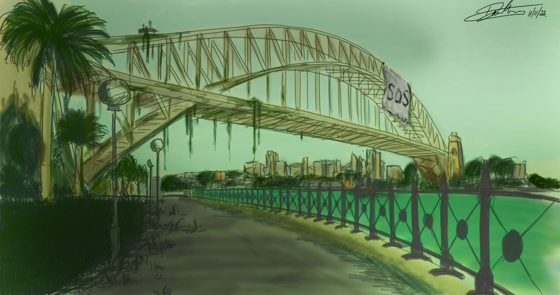 ArtStation - Apocalyptic Sydney