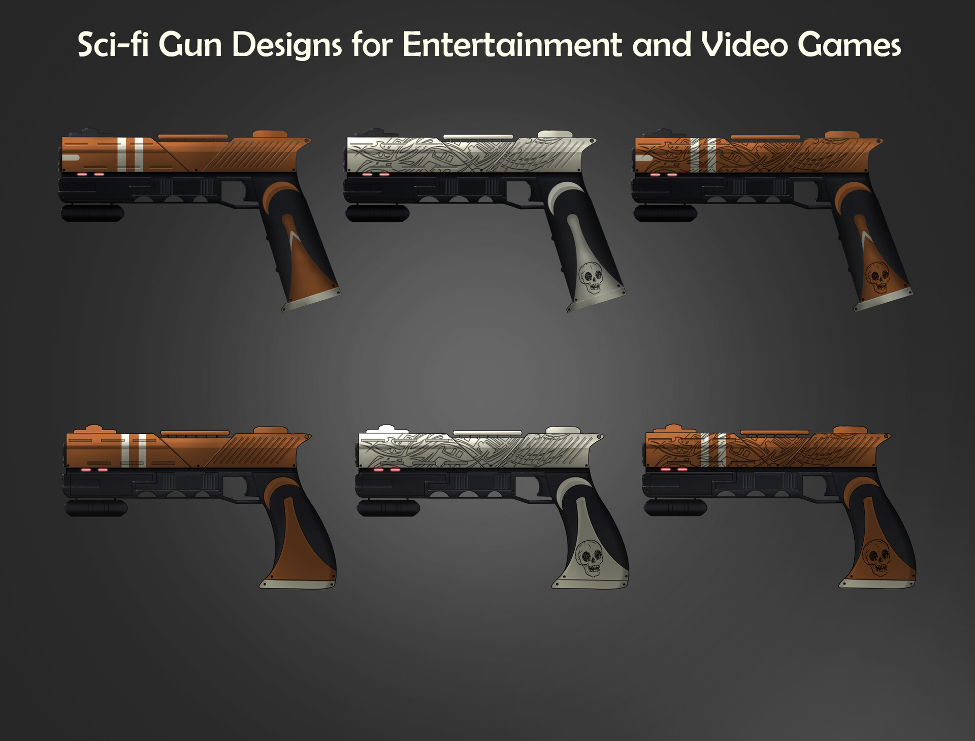 ArtStation - Sci-Fi Gun Designs for Entertainment and Video Games