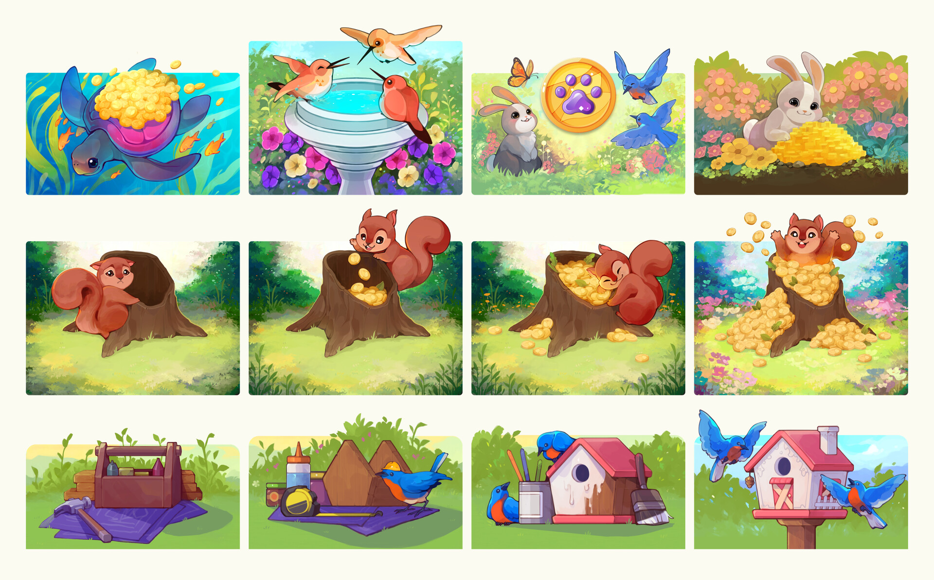 Alicia Feng - Garden Tails: Match & Grow