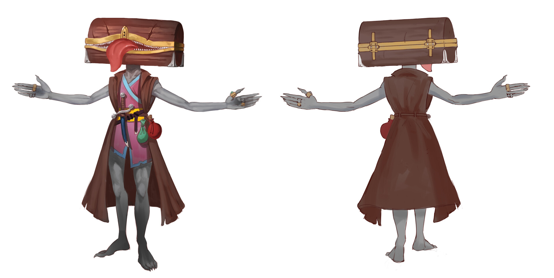 ArtStation - Chomsley the mimic shopkeeper