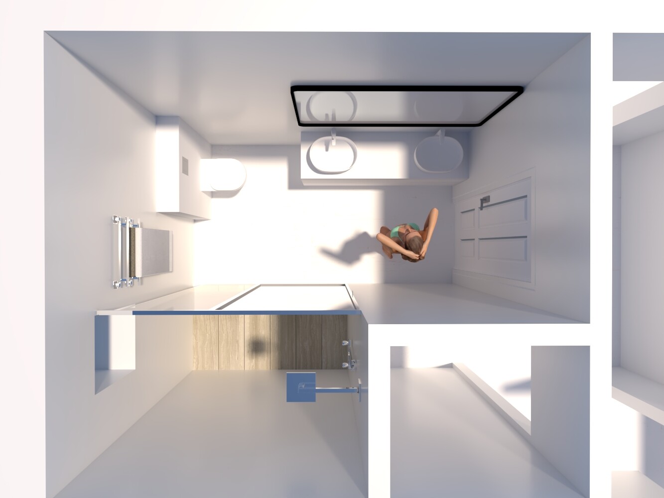 ArtStation - Bathroom Interior Design Architectural Visualisation