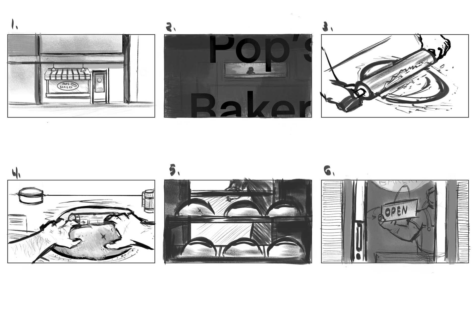 ArtStation - Storyboards: Secret Recipe