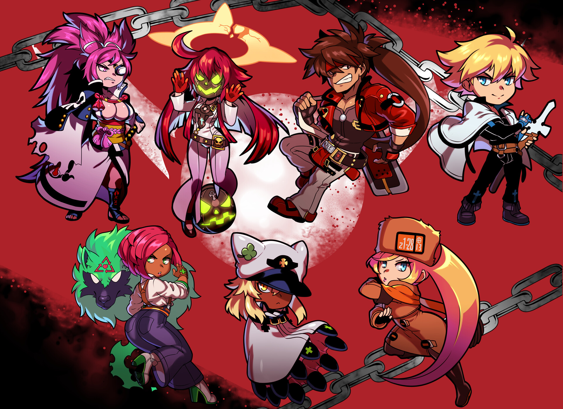 ArtStation - Guilty Gear Chibi