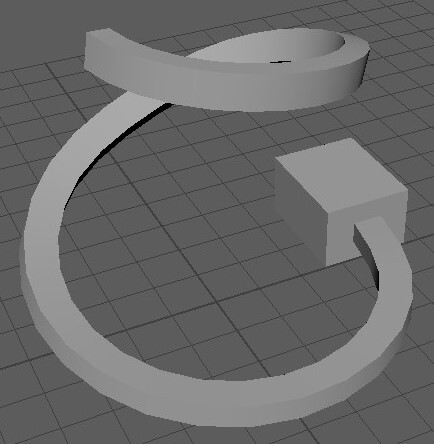 ArtStation - Maya 3D Curve with Box
