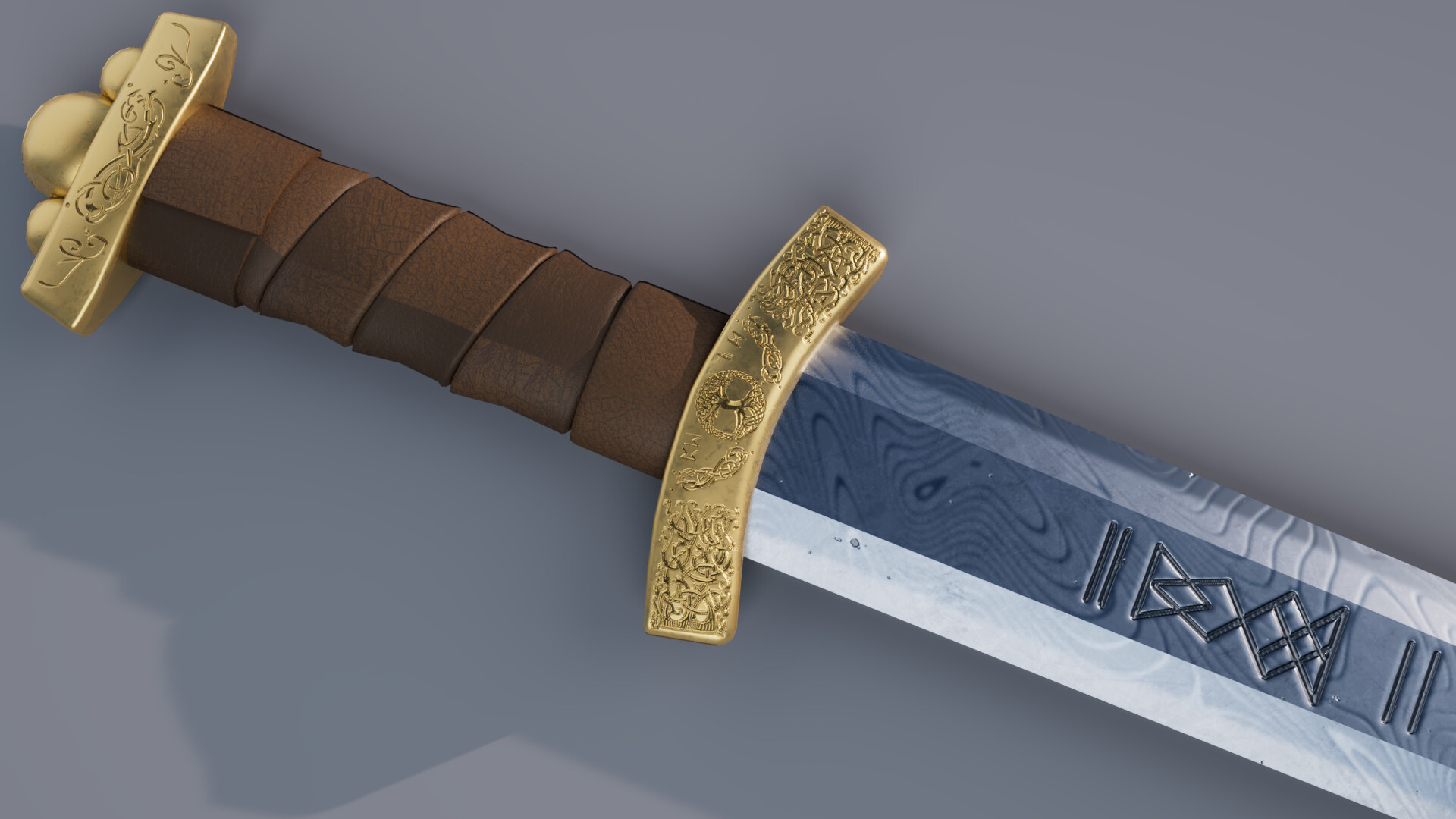ArtStation - some swords and a bardiche
