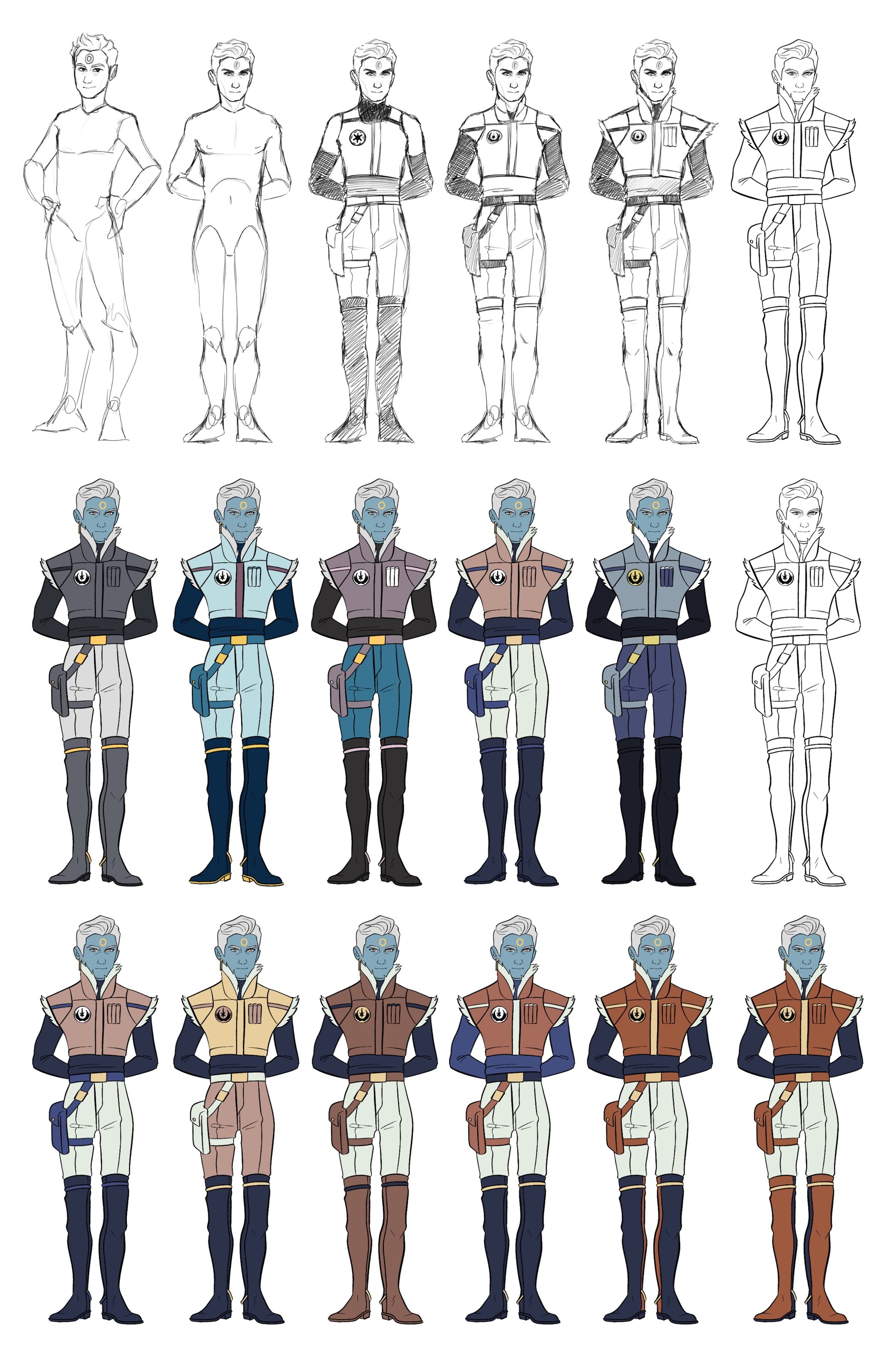 rainybearstudio - Droid Mechanic Amos Veer (Visual Development)