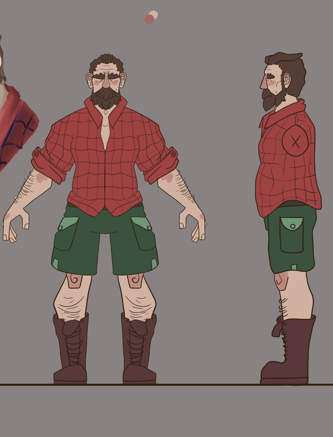ArtStation - Lumberjack Man WIP