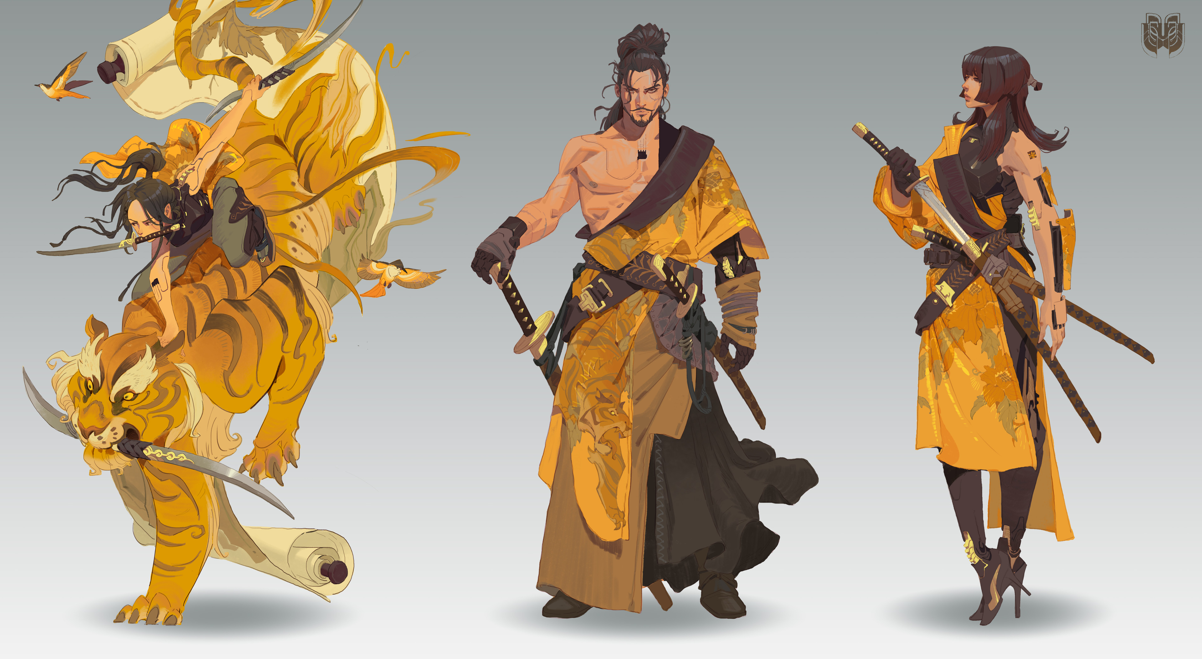 terry wei - Painting Tiger Clan