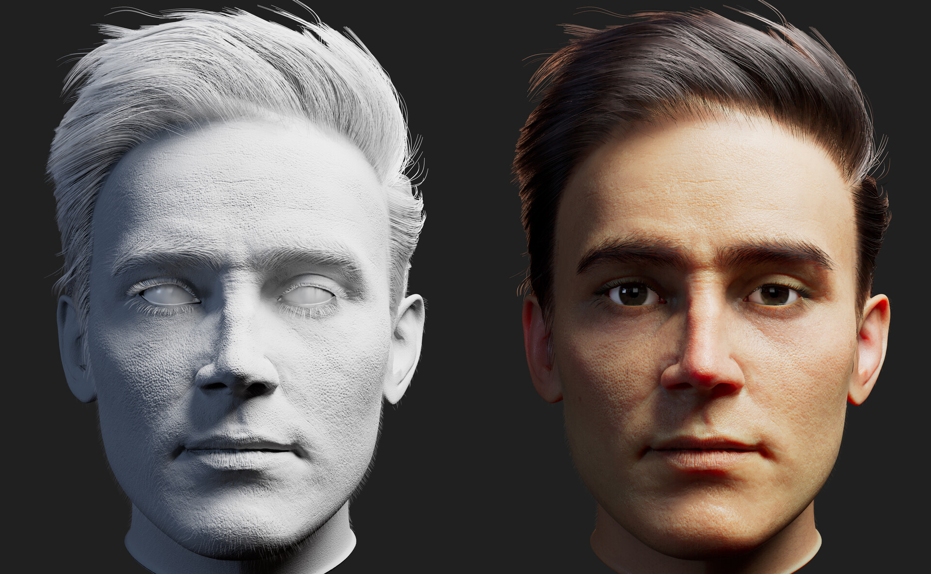 ArtStation - head render