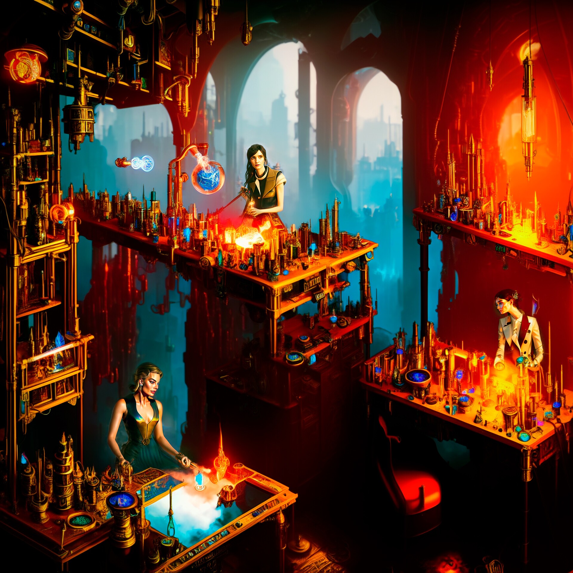 ArtStation - Futuristic Alchemy Lab