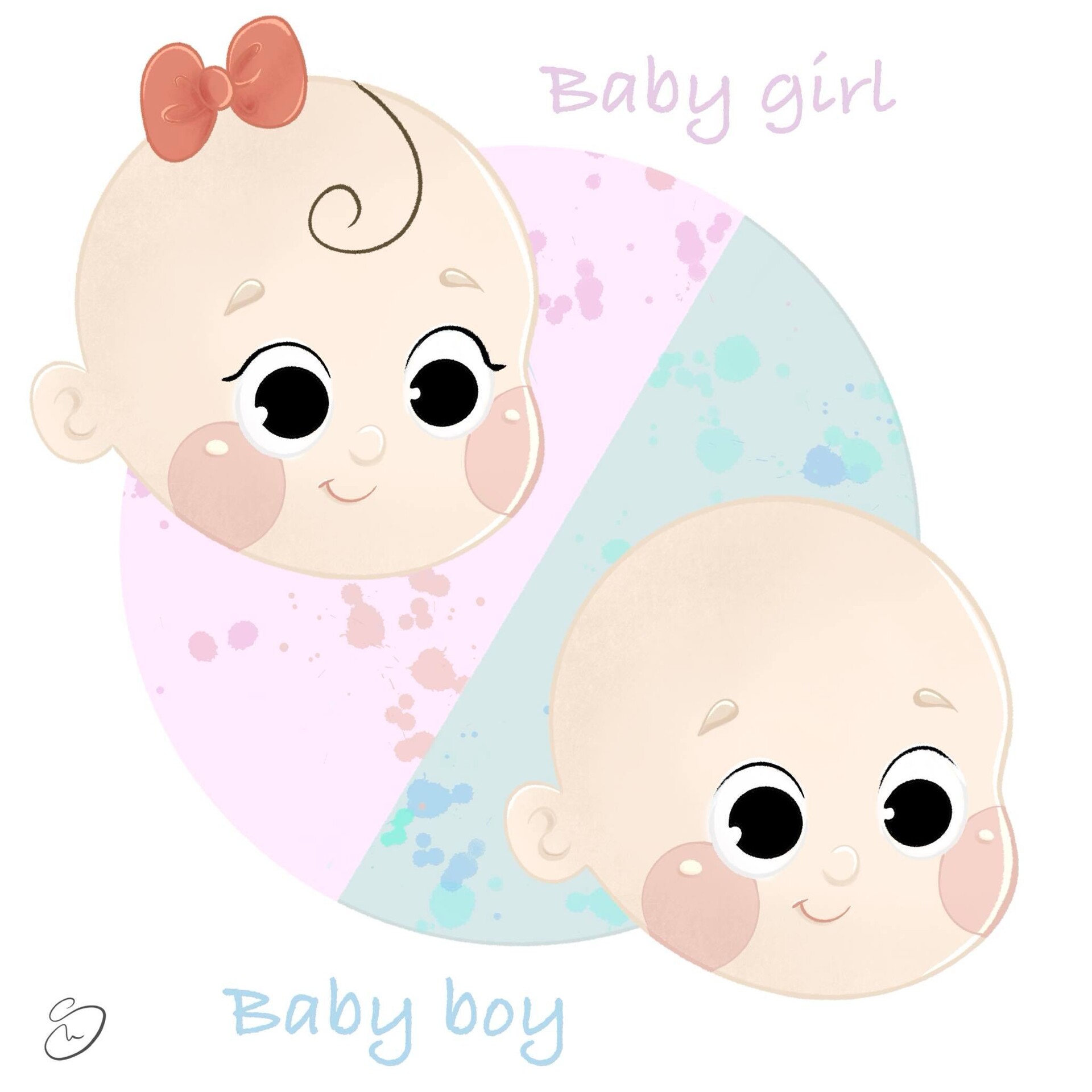 ArtStation - Baby illustration