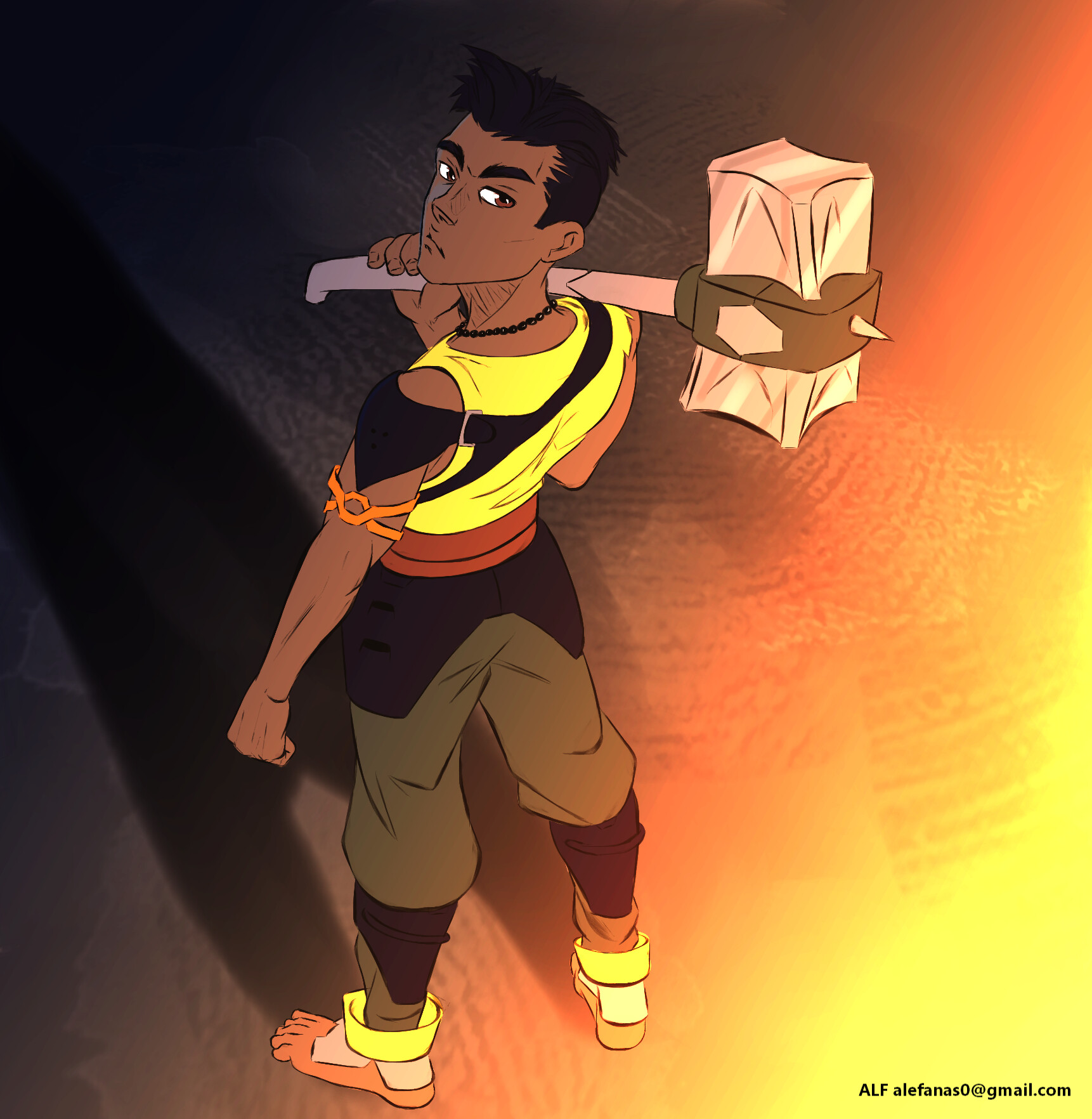 ArtStation - hammer boy