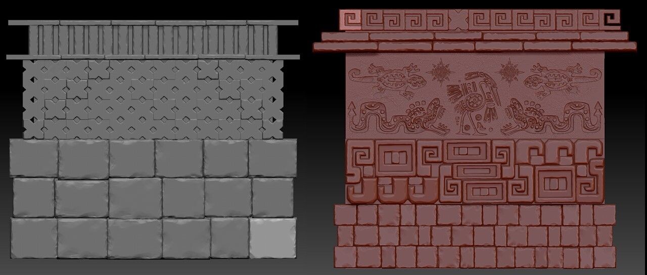 Klaudia Jeziorczak - The Mayan Curse - Aztec Diorama 3D Game Environment