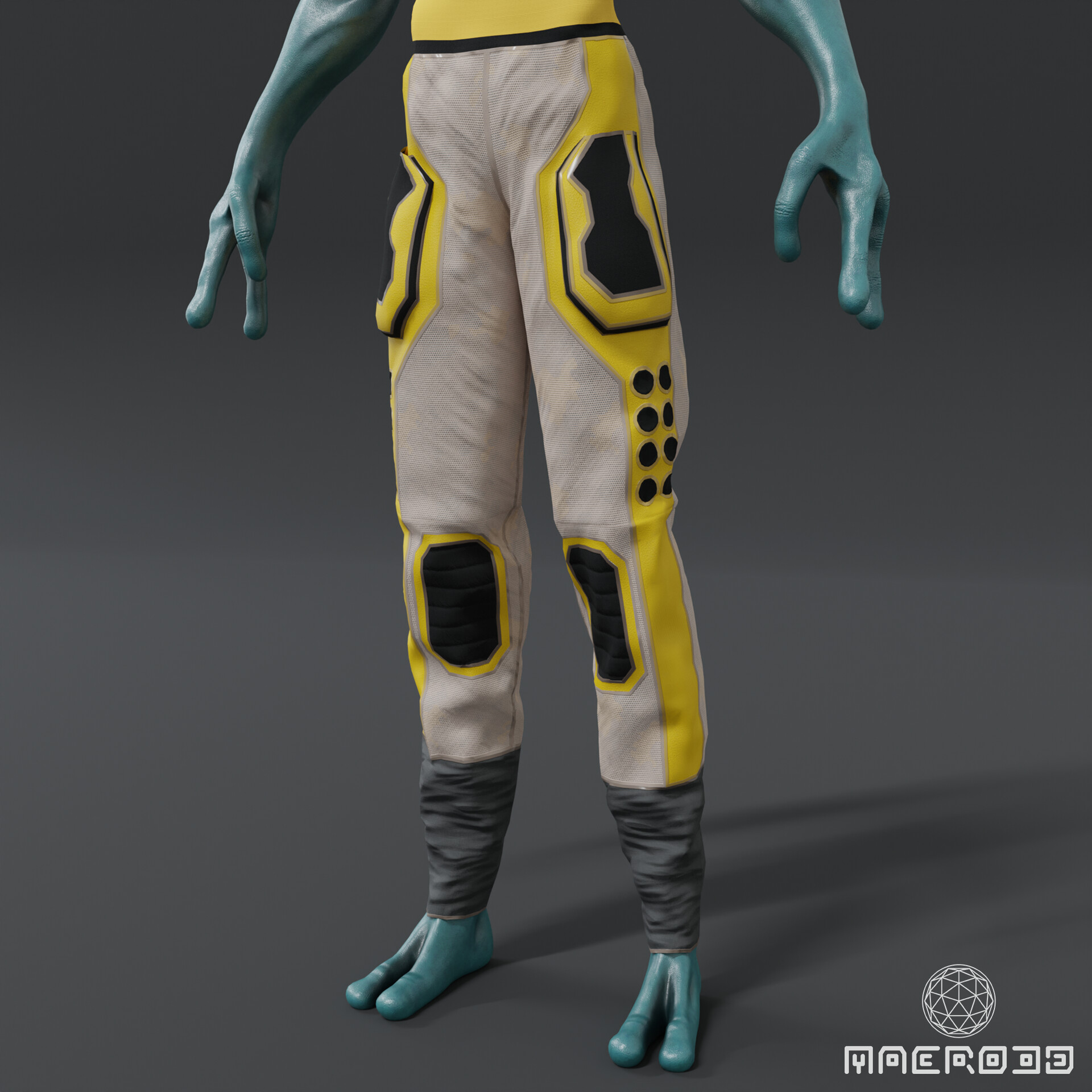 Macro3D - Alien pants concept