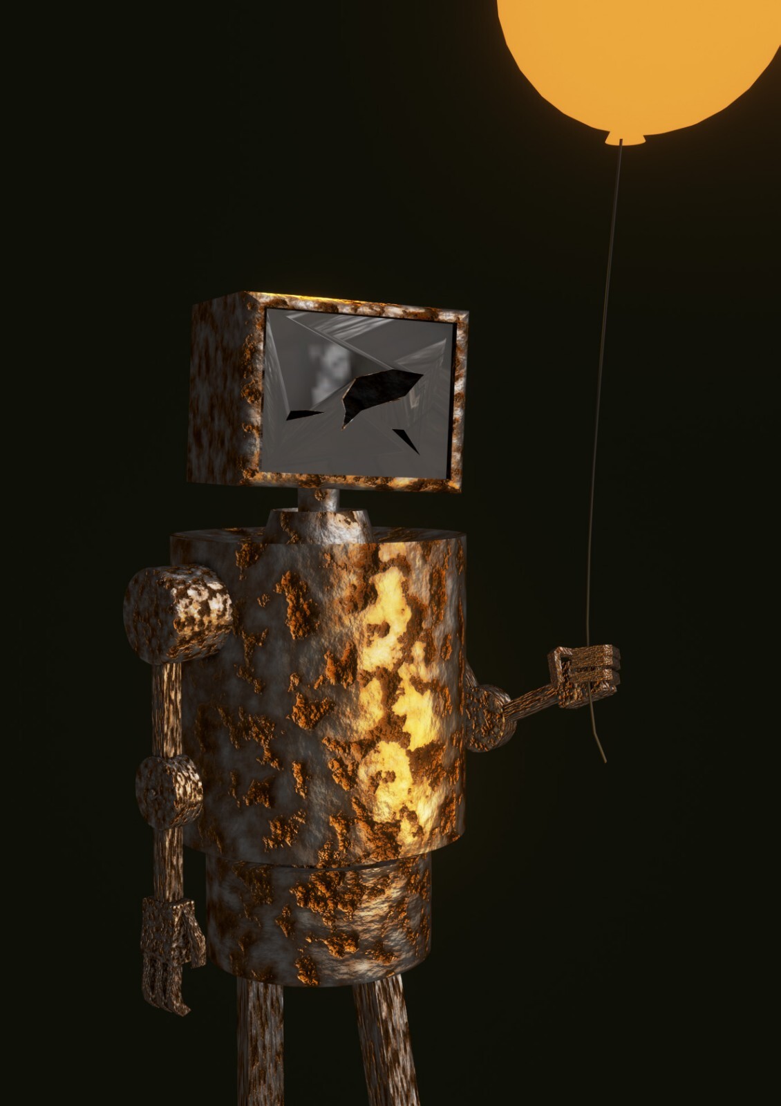 ArtStation - Lonely robot