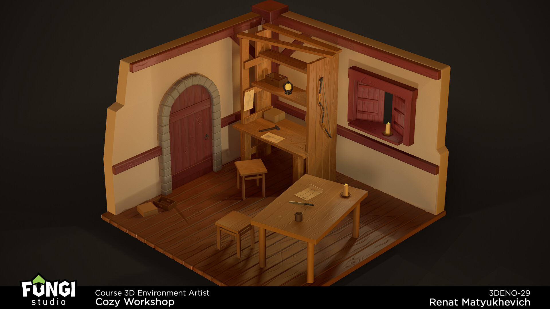 ArtStation - Cozy Workshop