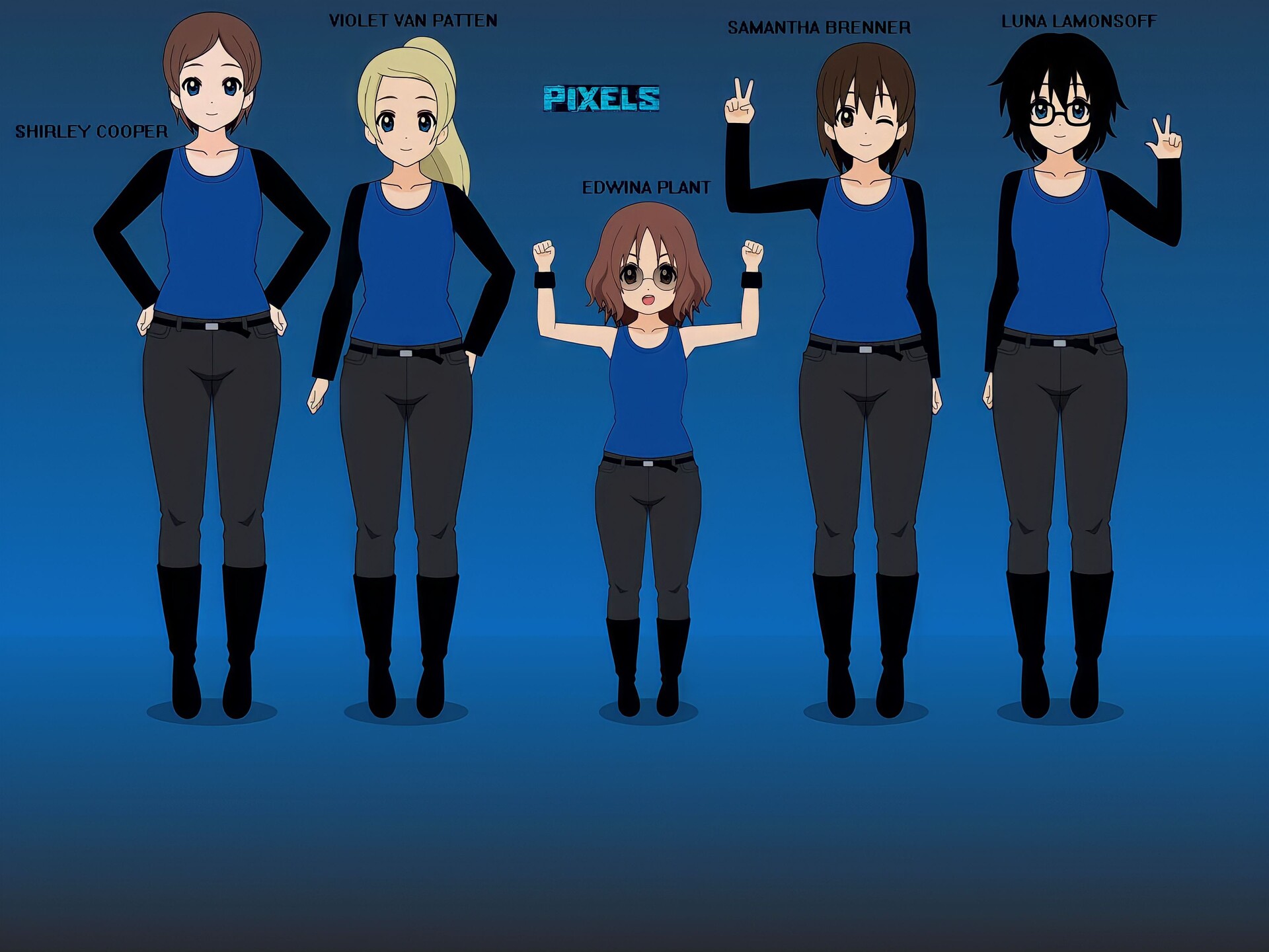 ArtStation - Pixels Girls