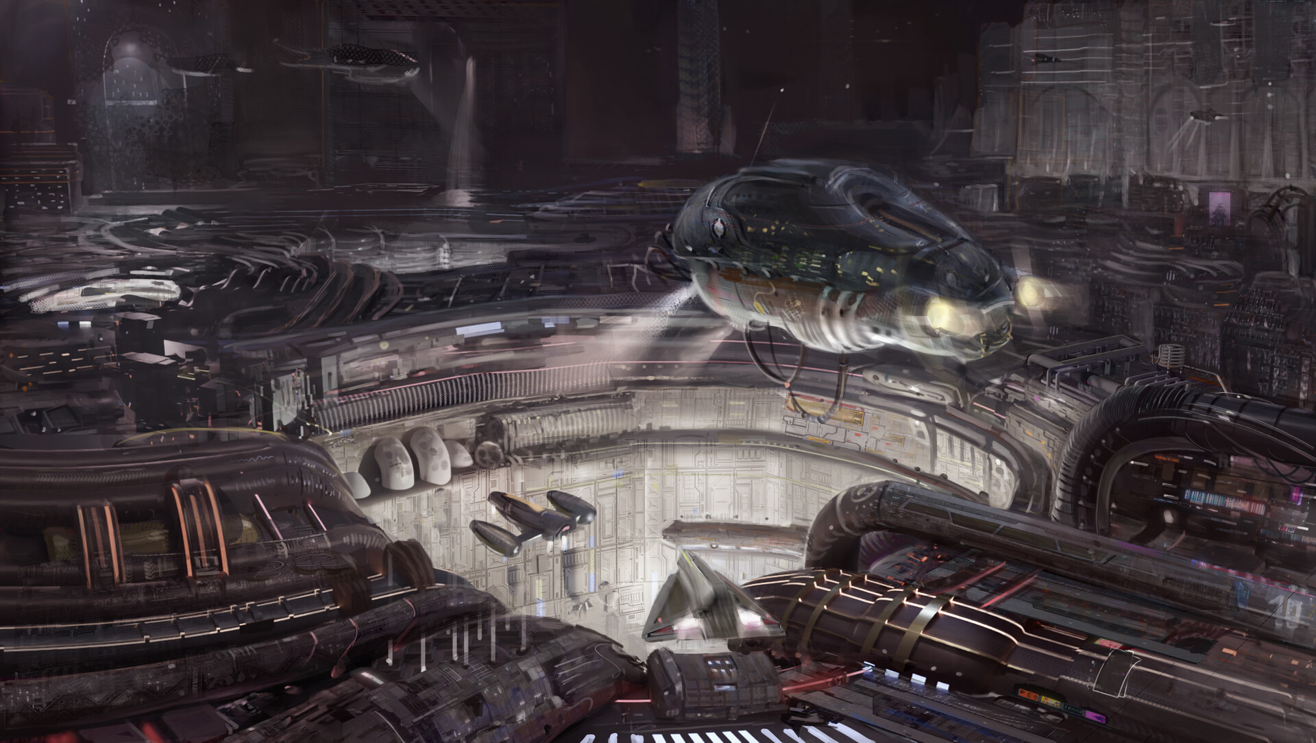 ArtStation - Machine city.