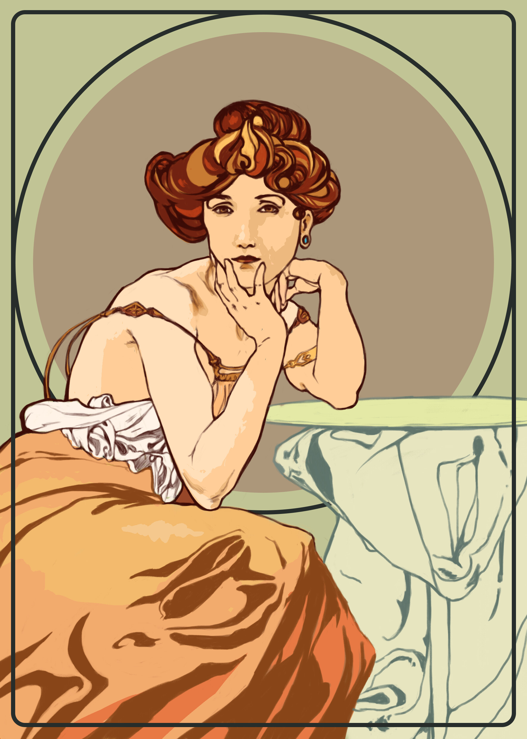 ArtStation - Master Study - Alphonse Mucha