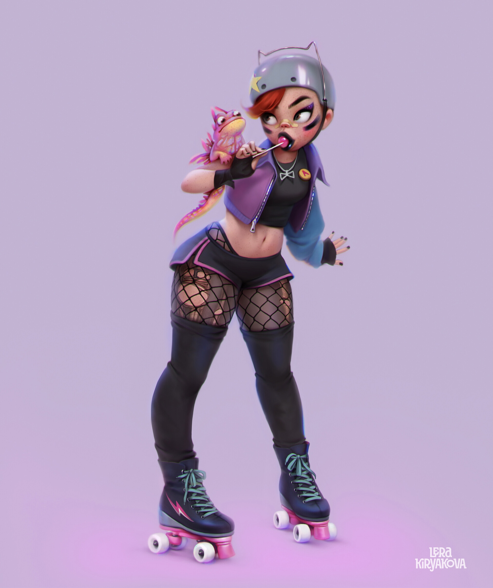 ArtStation - Roller Girl