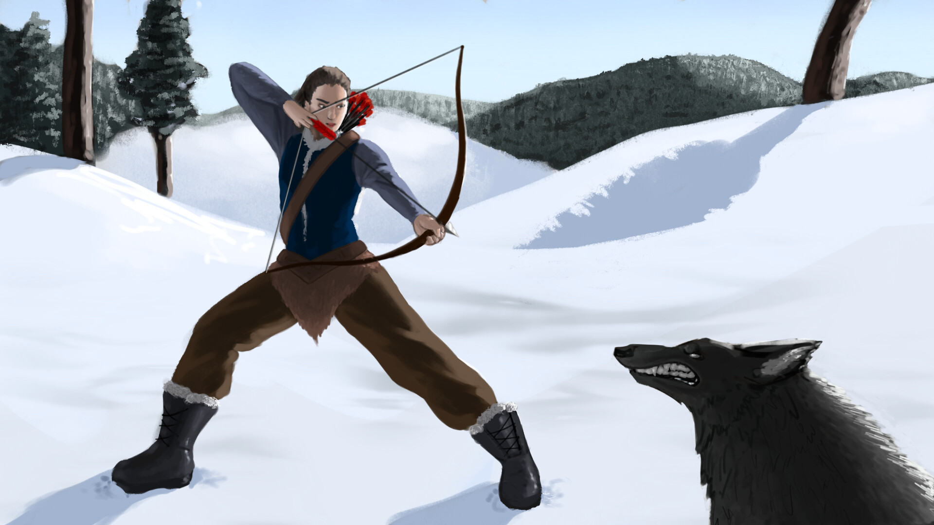 ArtStation - Archer Splash Art