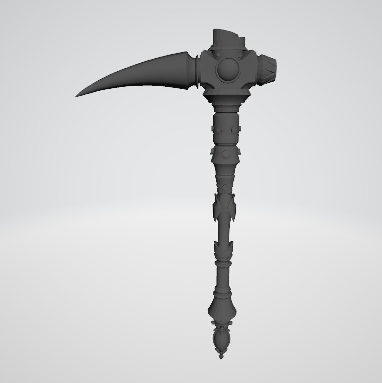 ArtStation - WIP Dungeons & Dragons War Pick (3D Visualisation)