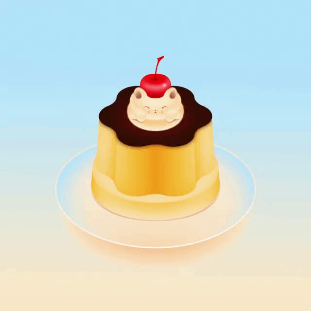ArtStation - Cat Snack _ Pudding