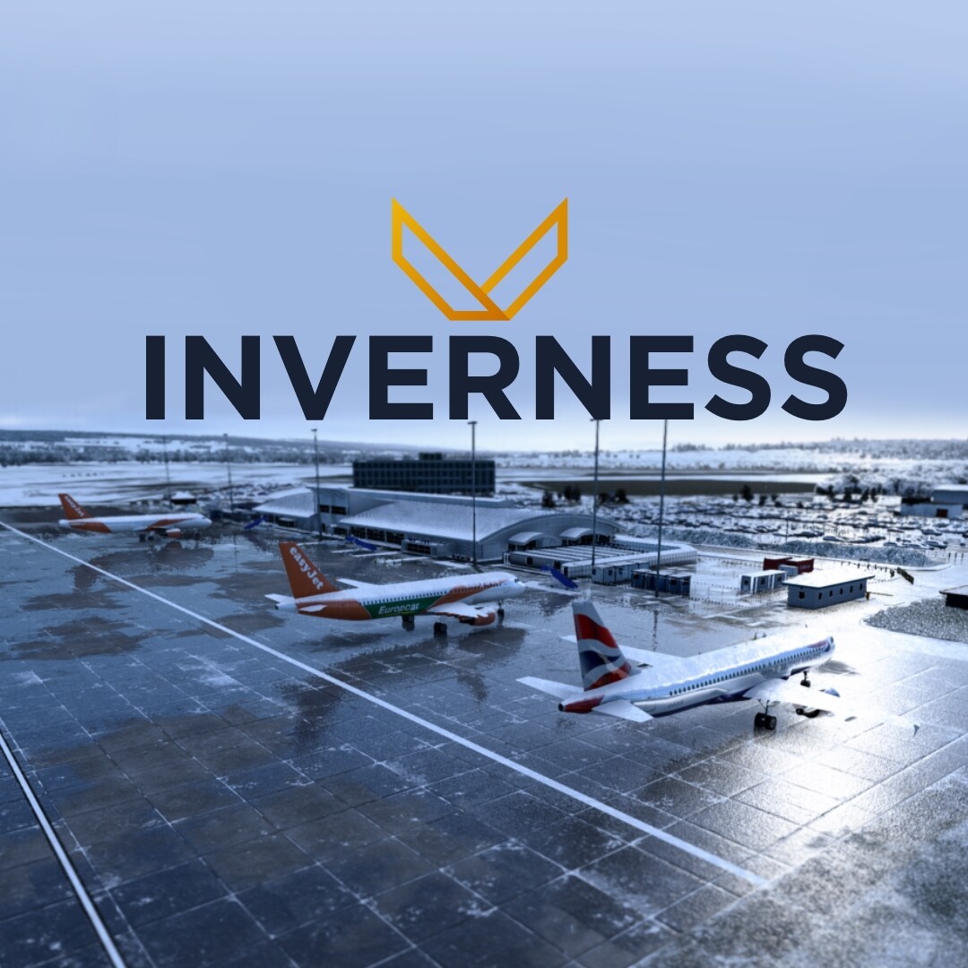 ArtStation - Full Airport Creation (3D & 2D Assets with PBR) - Inverness Airport for X-Plane