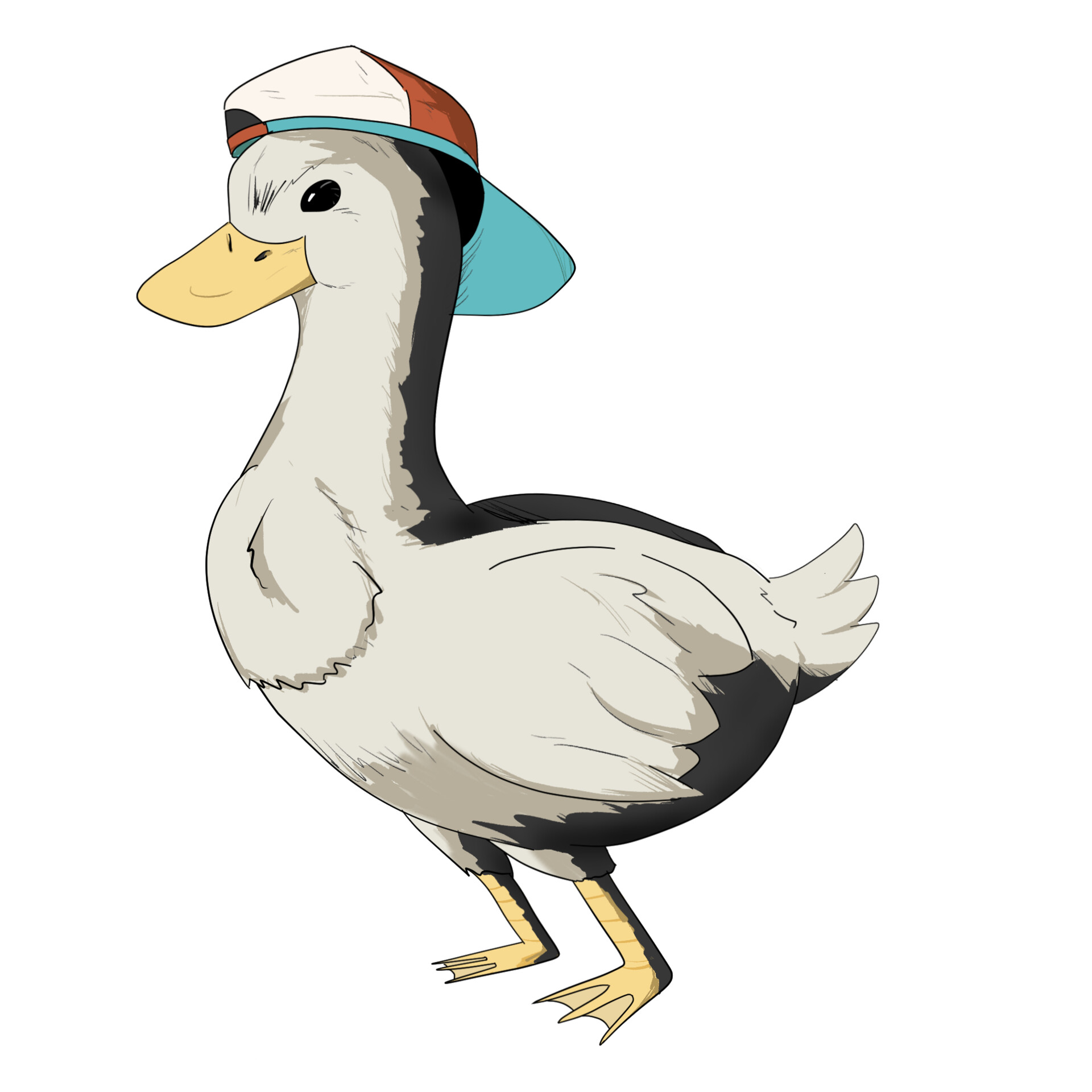 ArtStation - Angry duck |Animals