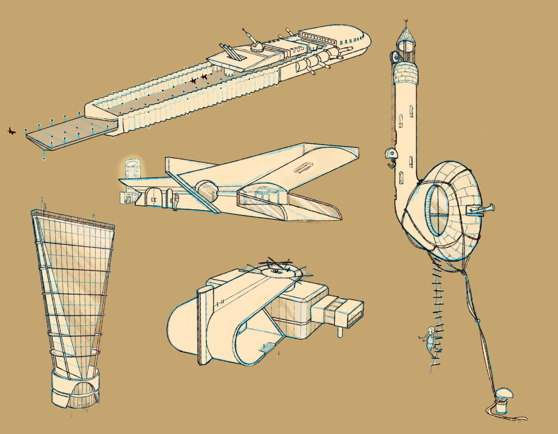 ArtStation - Building practice